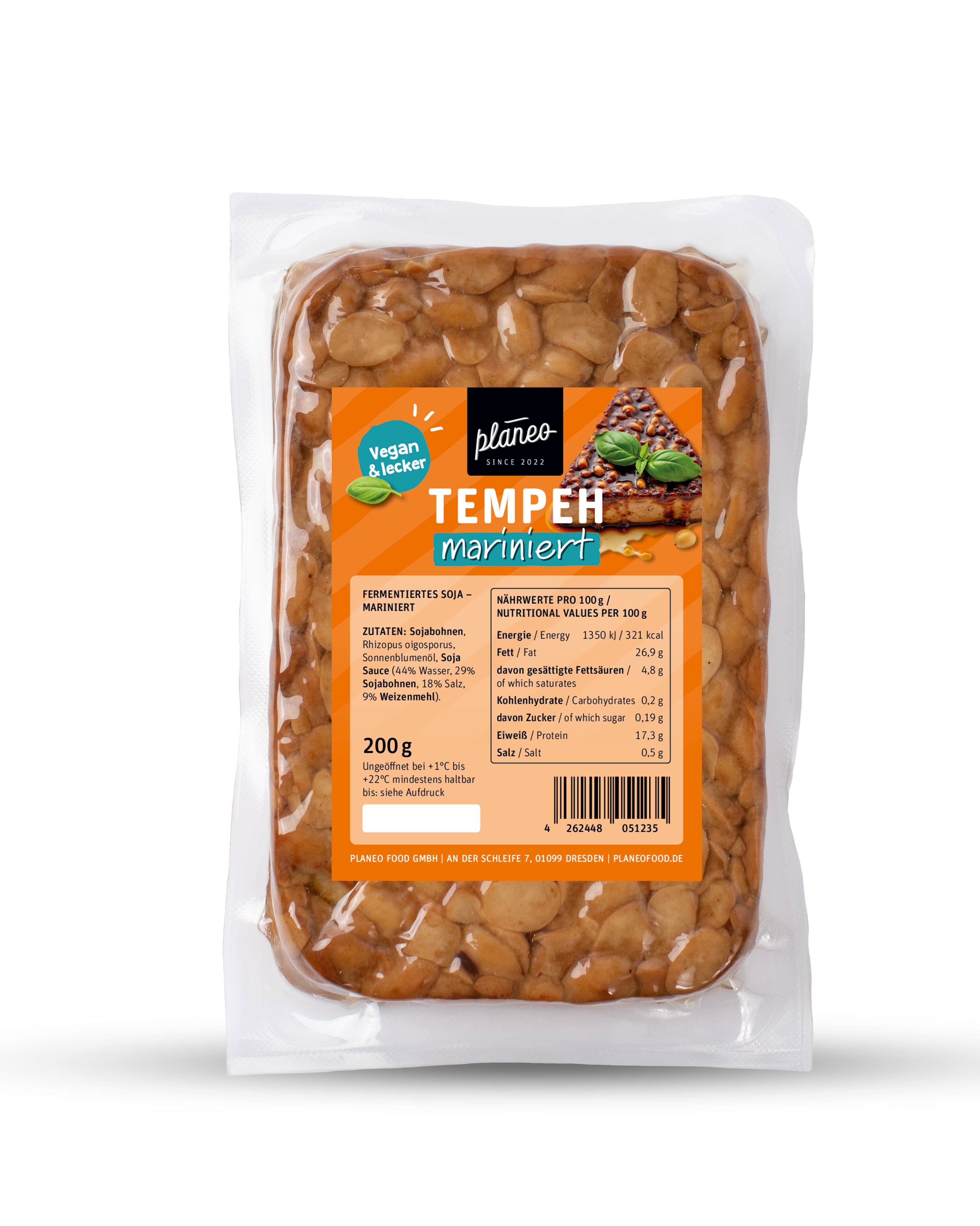 planeo - Tempeh - Mariniert – Planeo